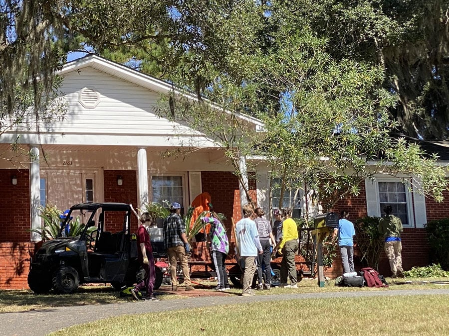 Community Christian School Volunteers Help Beautify Boys Town North ...