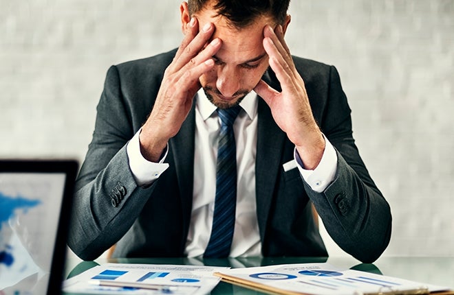 Professional accountants stressed out by workplace pressures