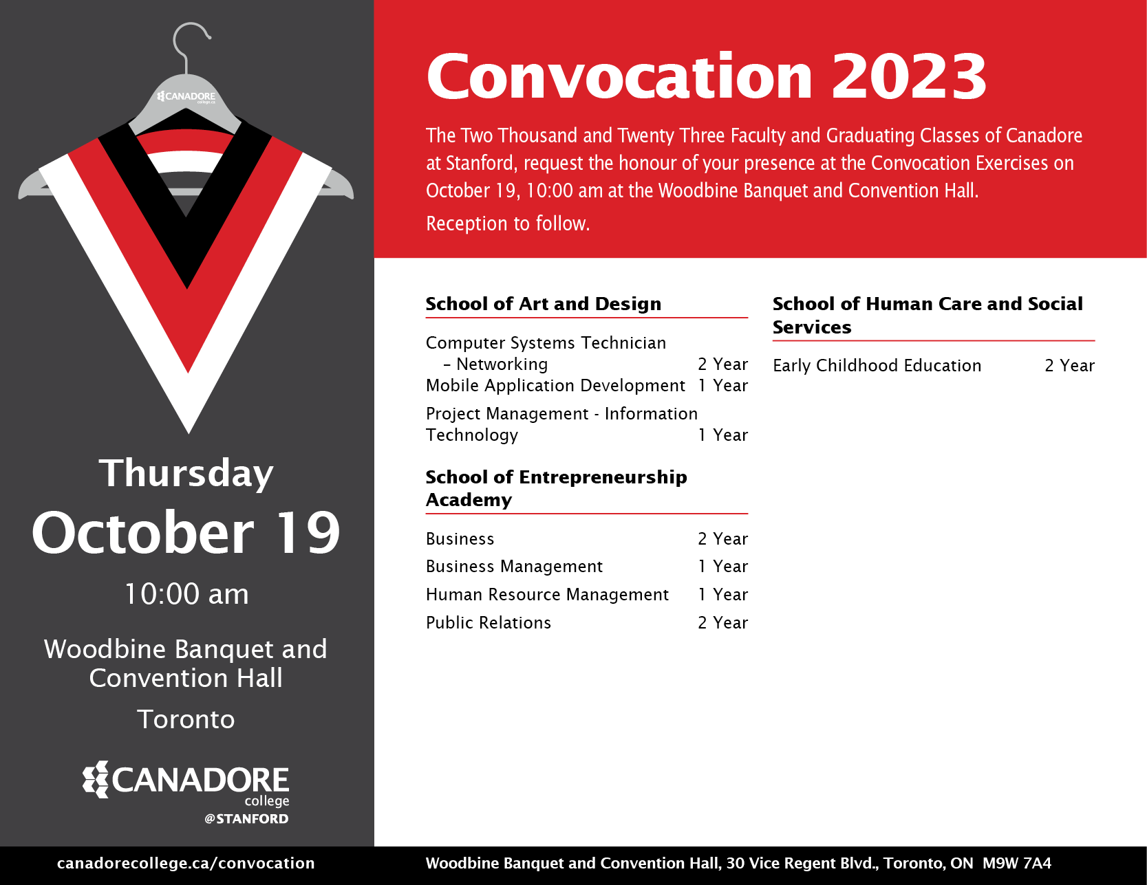 past ceremonies - Canadore College