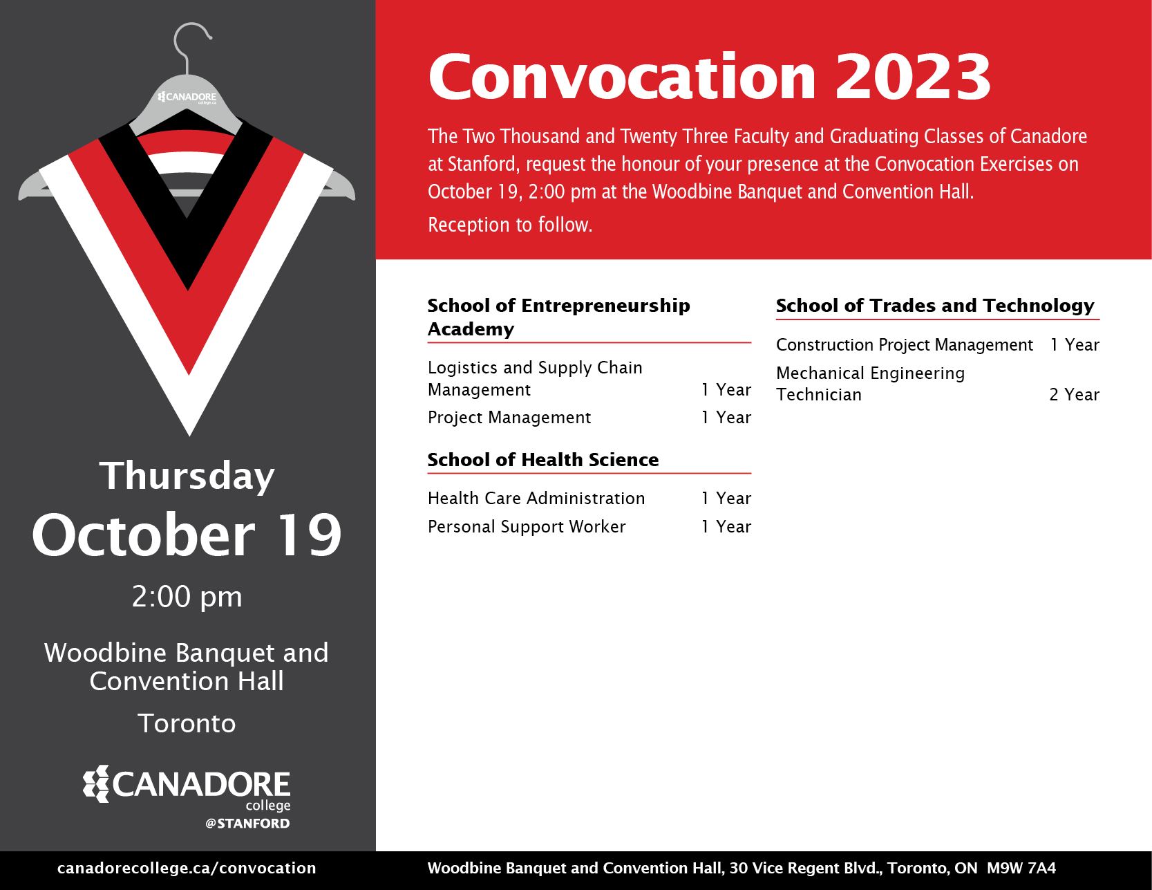 past ceremonies - Canadore College