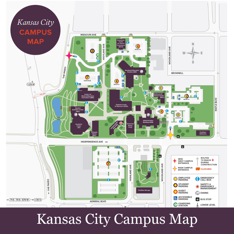 Maps and Directions | Kansas City University
