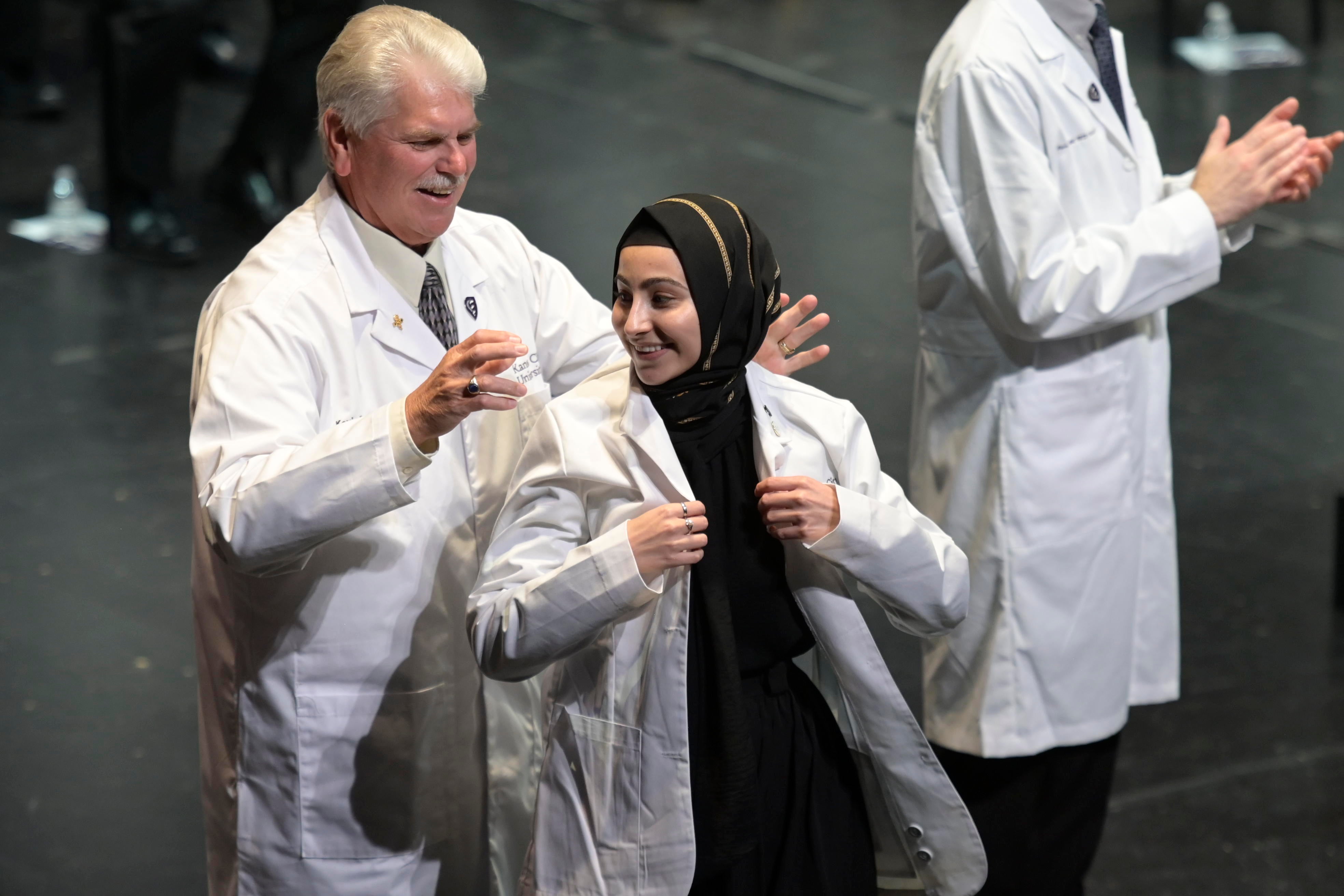 KCU honors new medical students with traditional white coat ceremony