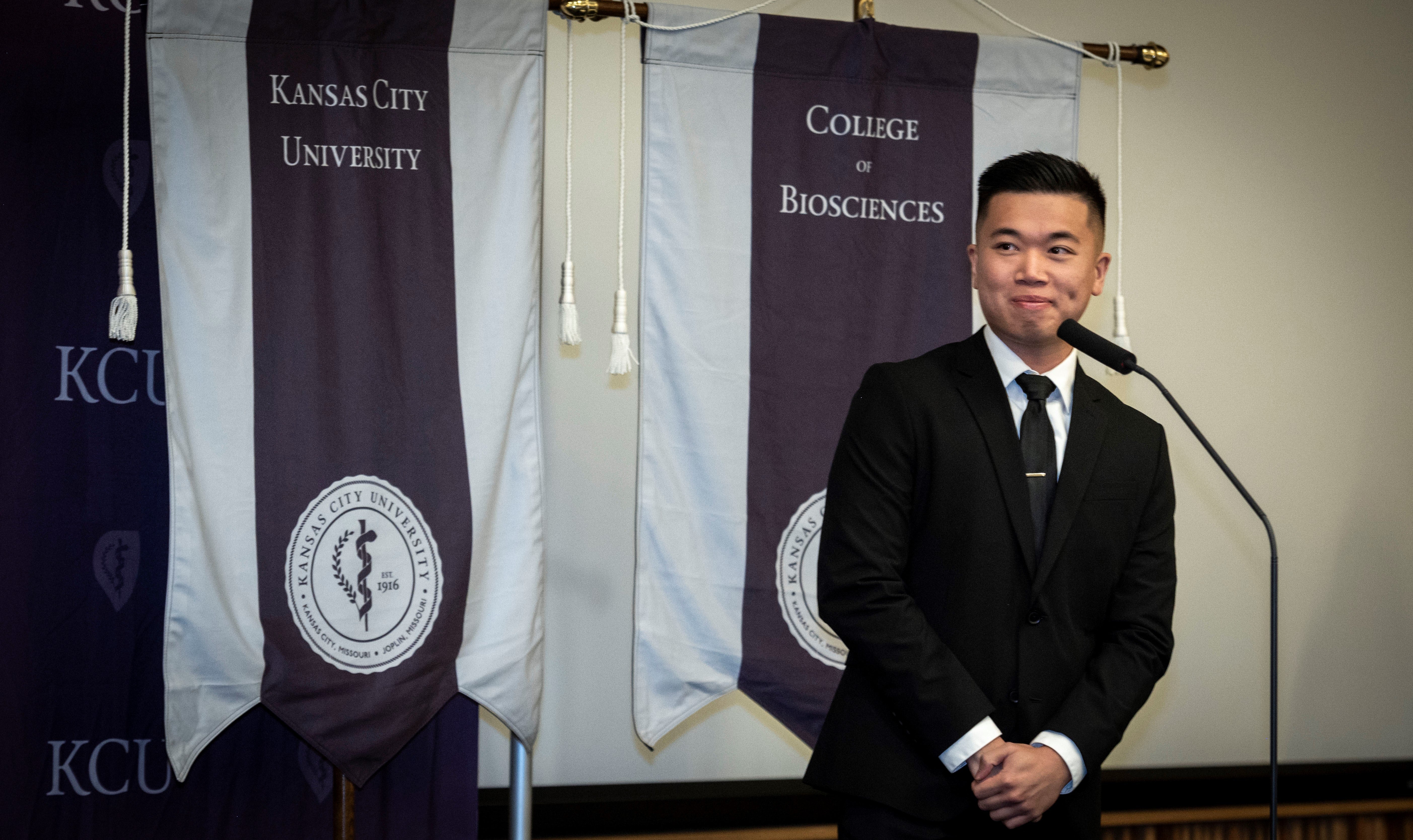 KCU’s College of Biosciences holds pinning and hooding ceremonies
