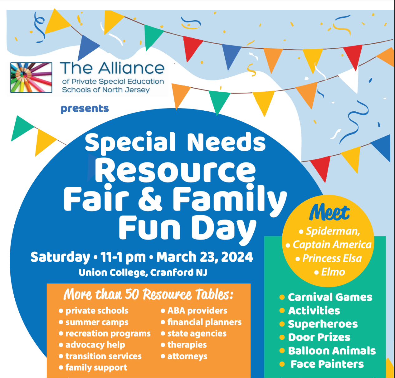 FREE Special Need Resource Fair and Family Fun Day at Union College ...