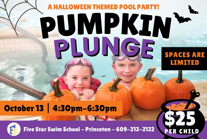Pumpkin Plunge at Five Star Swim School - Princeton NJ | NJ Kids