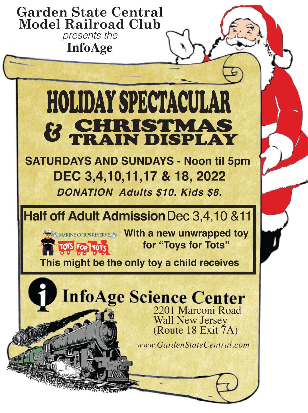 Holiday Spectacular + Christmas Train Show at InfoAge Science Museums ...