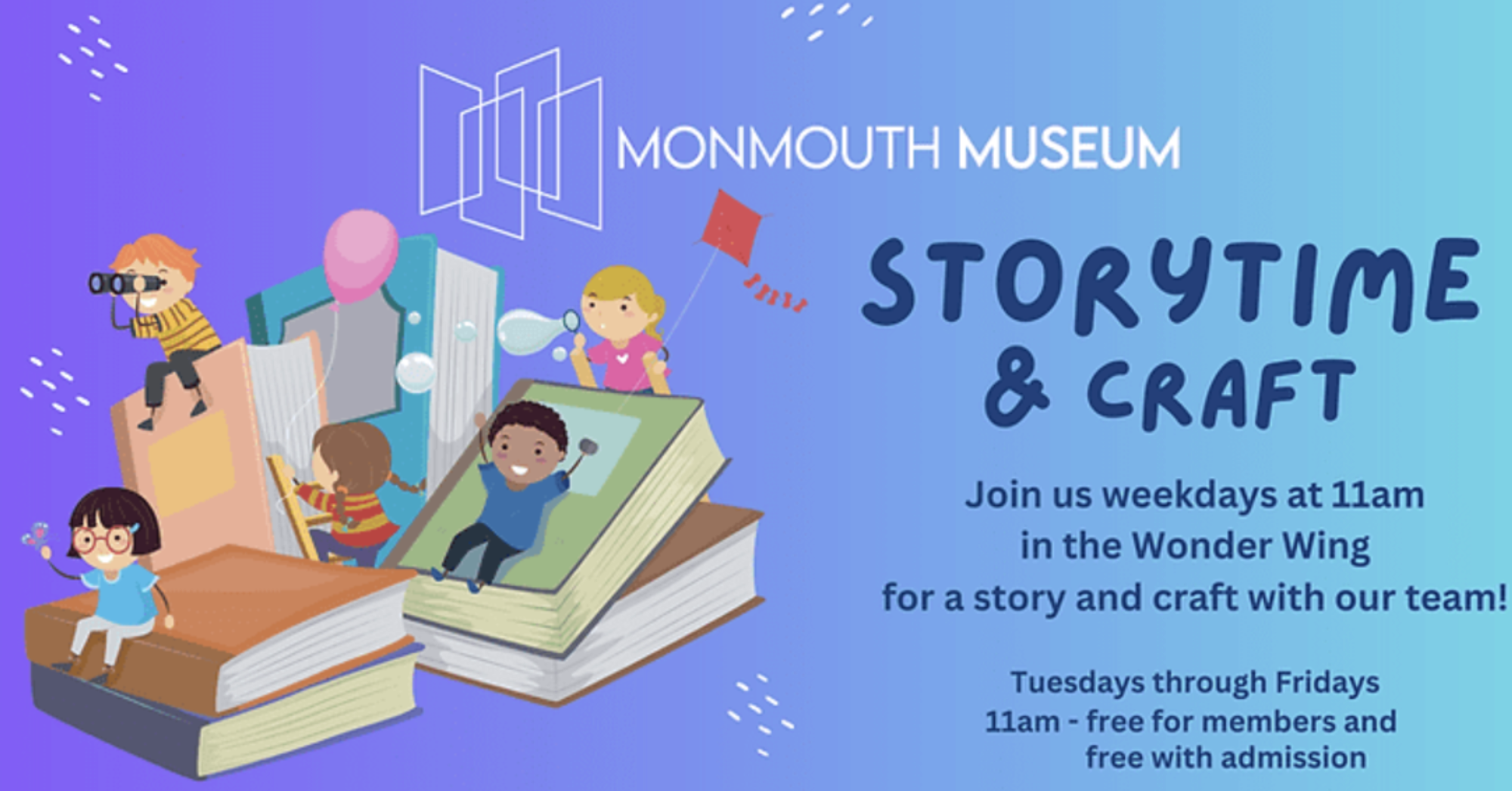 Wonder Wing Story Time at the Monmouth Museum | NJ Kids