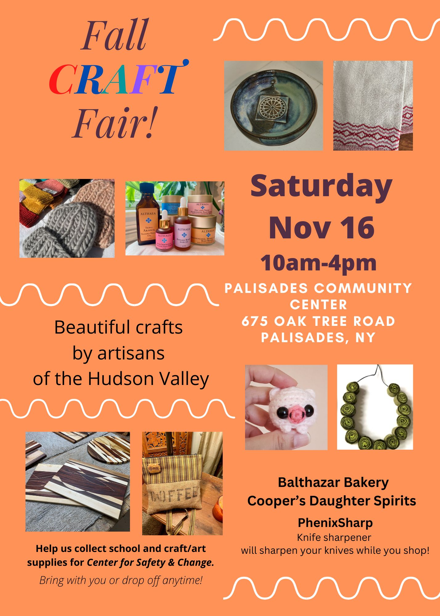 Palisades Fall Craft Fair Nov 16 at Palisades Community Center | NJ Kids