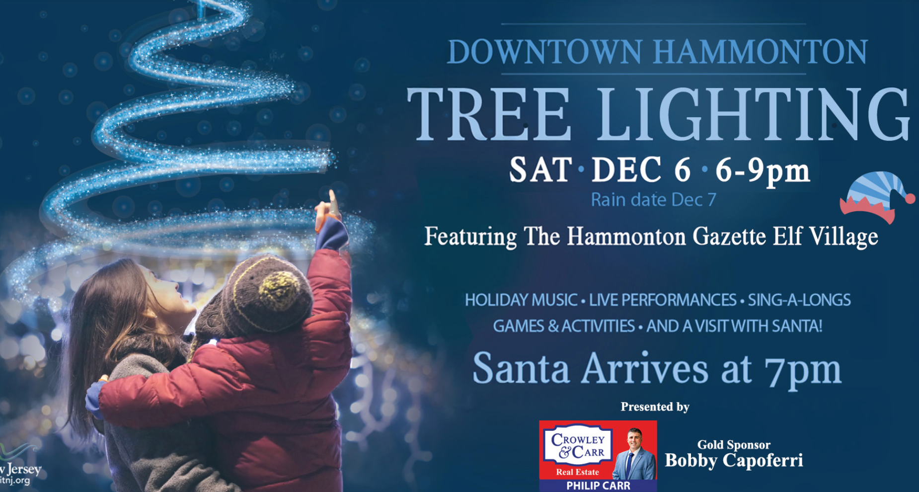 Hammonton Tree Lighting-Free | NJ Kids