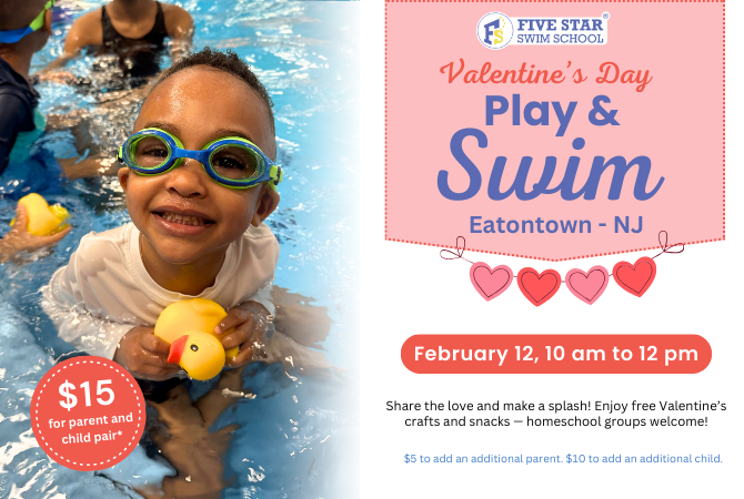Valentine’s Day Play&Swim at Five Star Swim School - Eatontown NJ | NJ Kids