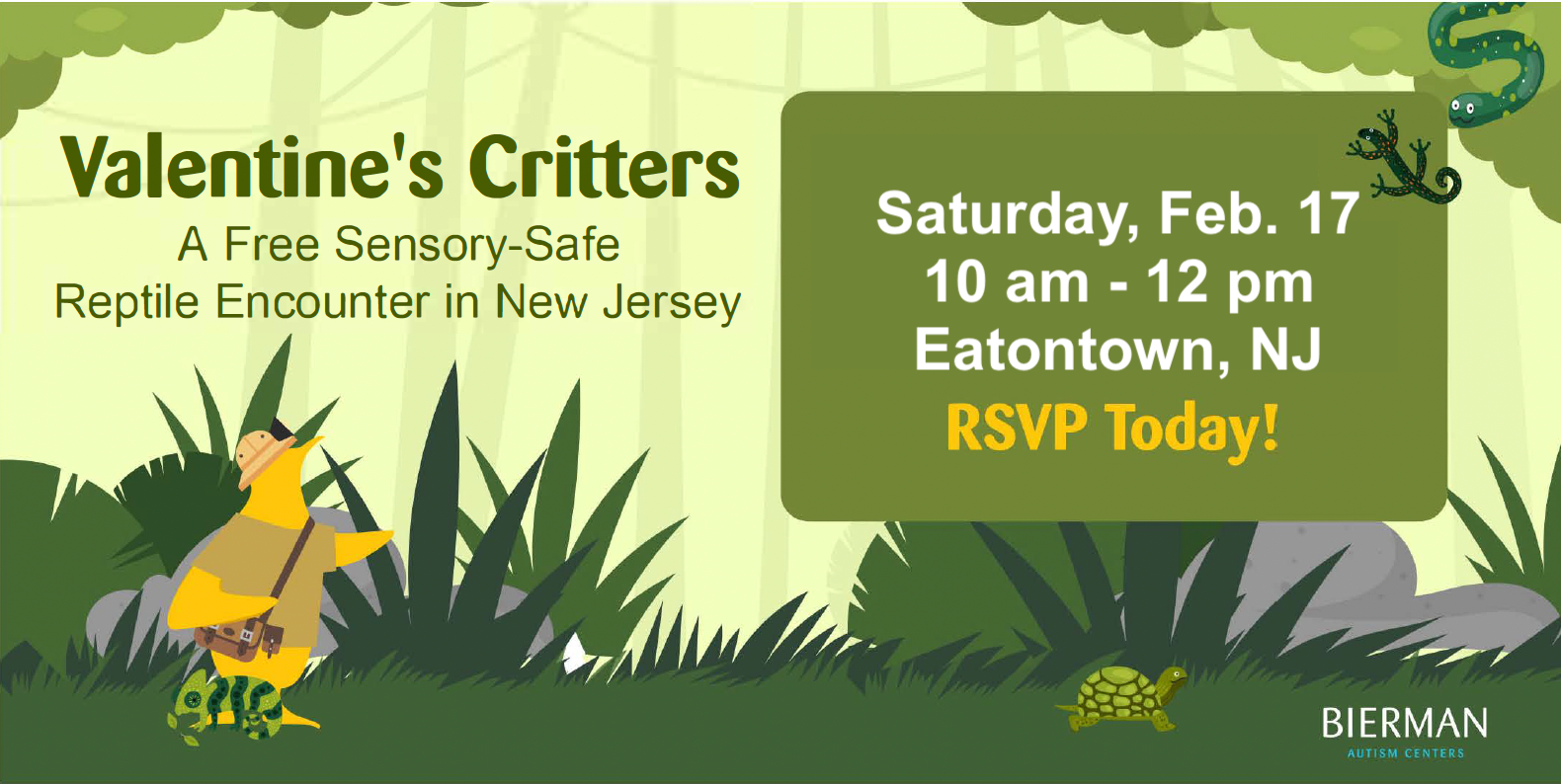 Valentine's Critters: A Sensory-Safe Reptile Encounter at Bierman ...