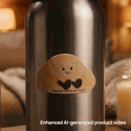 Customizable Fuzzy Stickers | StickerYou Products