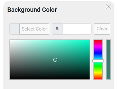 How do I change the background on my custom design?
