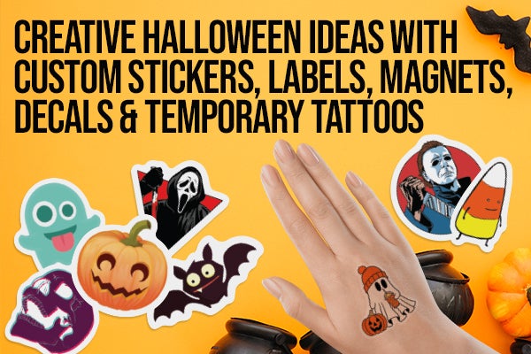 Creative Halloween Ideas with Custom Stickers, Labels, Magnets, Decals ...