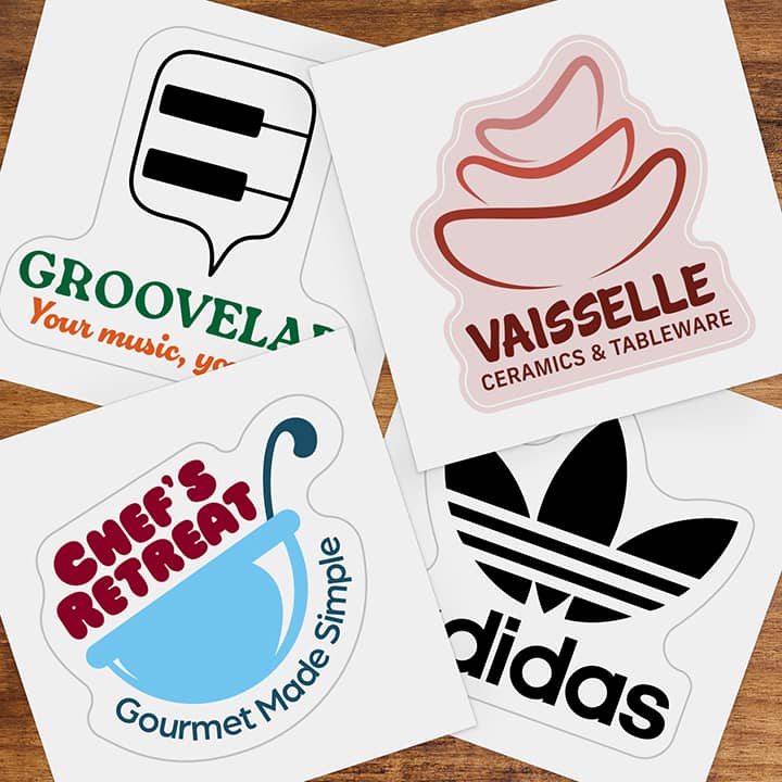 Custom 4" Logo Sticker Singles | Top Quality