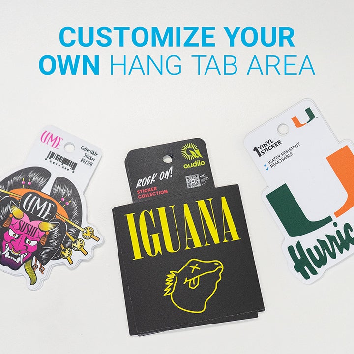 Custom Hang Tag Stickers | Top Quality | StickerYou