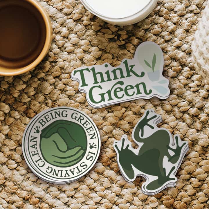 Custom Eco-Safe Stickers | Highest Quality