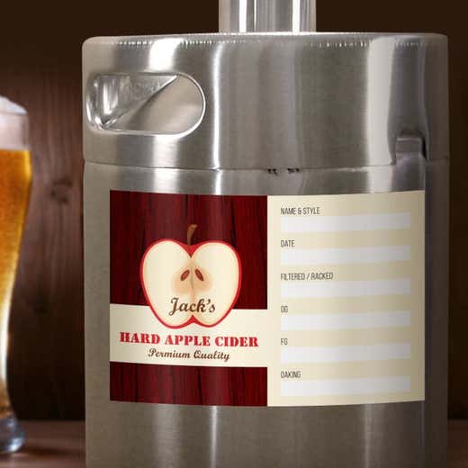 Custom Beer Keg Labels: Personalized Waterproof Keg Stickers | StickerYou