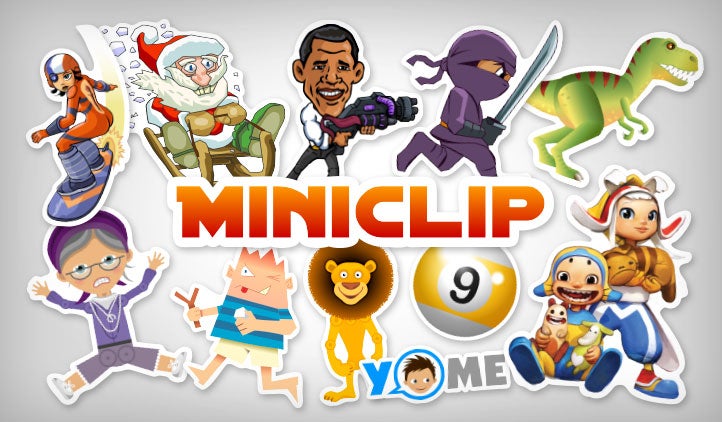 Miniclip Stickers Art | StickerYou Products