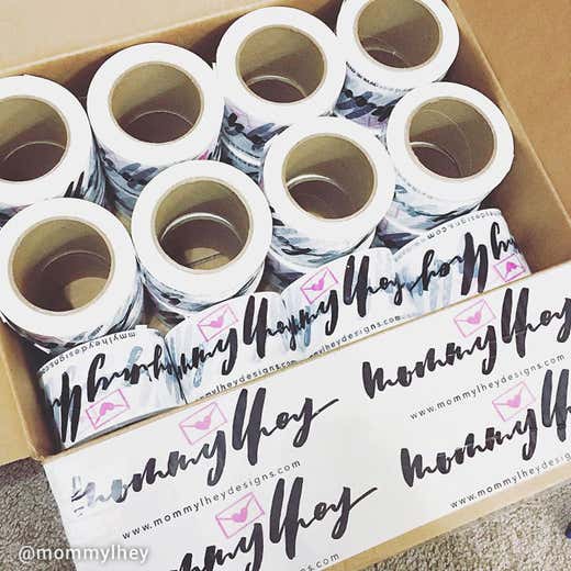 Custom Logo Printed Packing Tape: Self-Adhesive Packaging Tape | StickerYou