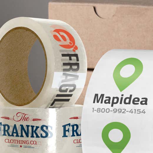 Custom Logo Printed Packing Tape: Self-Adhesive Packaging Tape | StickerYou