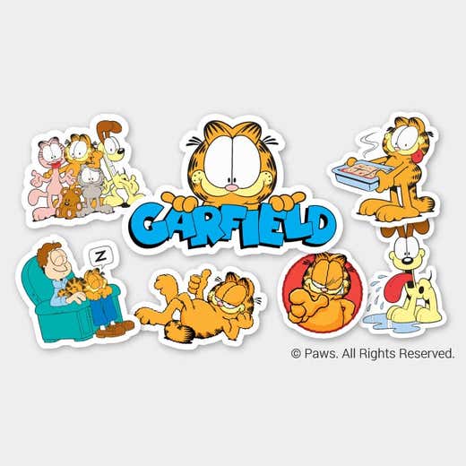 Custom Garfield Stickers | Joy Guaranteed