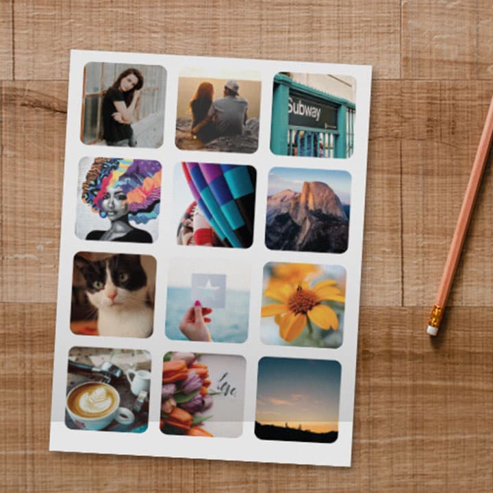 Custom Personalized Instagram Photo Stickers | Unbeatable Quality | Canada