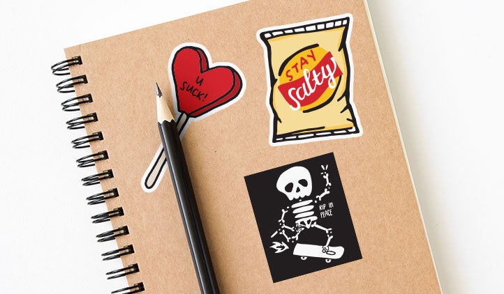 Custom RAD Stickers + Doodads | Top Quality