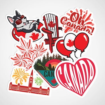Canada Day Stickers | Highest Quality