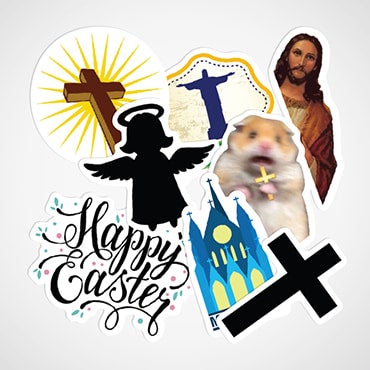 Christian Stickers: Order Custom Vinyl Christianity Sticker Designs