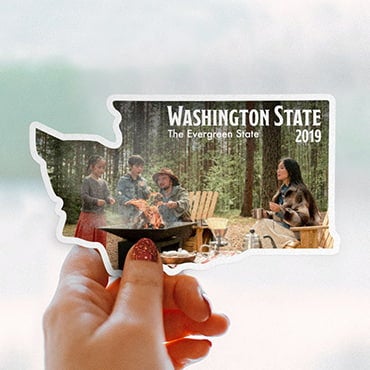 Custom State Stickers | Show Your State Pride! Templates