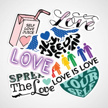 Love Stickers: Order Custom Vinyl Love Sticker Designs Online