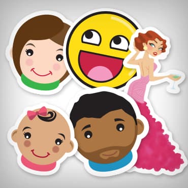 Custom People Stickers | Top Quality Vinyl