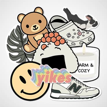 Custom VSCO Artwork Stickers | Top Quality