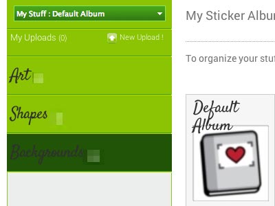 What is the my stuff area of my account?