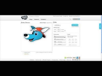 How do I change the shape of my sticker?